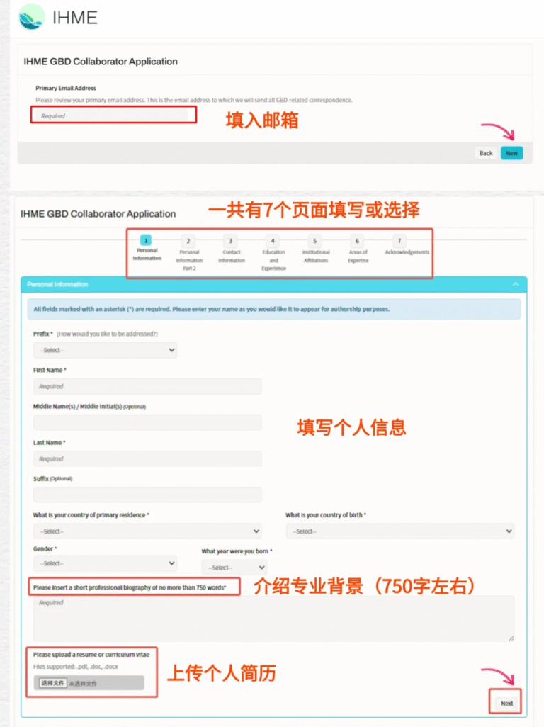 5天成为GBD协作组， 申请步骤+材料模板 - 光速医学SCI创作训练营 - GBD数据库 - 协作组 - SCI发表 - 申请流程